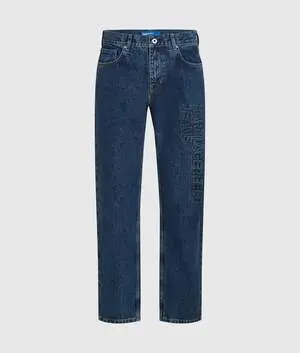 KL JEANS Jeans Straight-leg Logo Denim Jeans