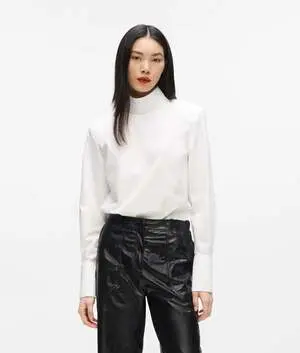 Karl Lagerfeld High Neck Blouse