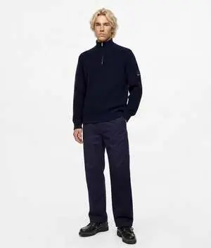 KL JEANS Jeans Half-zip Box Logo Sweater