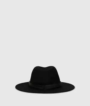 Karl Lagerfeld Autograph Wool Fedora Hat