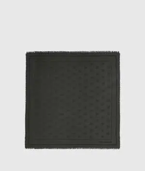 Karl Lagerfeld K/autograph Shimmer Jacquard Scarf - Black