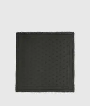 Karl Lagerfeld K/autograph Shimmer Jacquard Scarf - Black