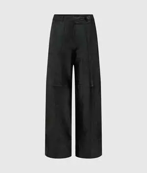 Karl Lagerfeld Wide-leg Leather Trousers