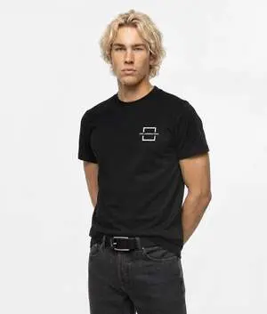 KL JEANS Box Logo T-shirt - Black