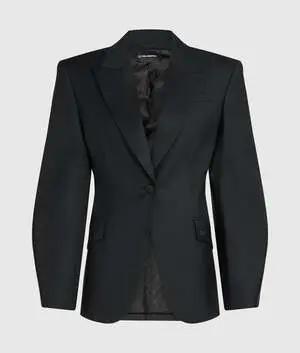 Karl Lagerfeld Zip Detail Tailored Blazer