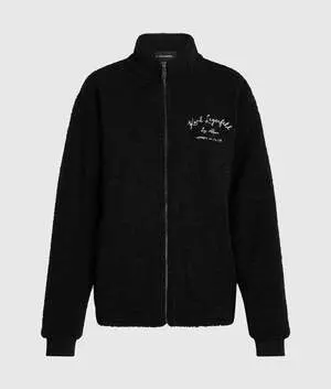 Karl Lagerfeld Loungewear Zip-up Fleece Jacket