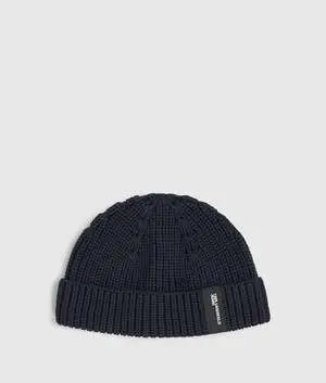 KL JEANS Jeans Ribbed Cotton Beanie - Peacoat