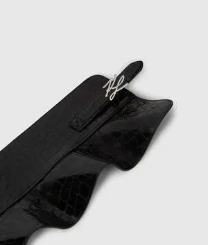 Karl Lagerfeld K/autograph Croco Corset Belt