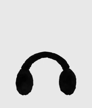 Karl Lagerfeld Faux-fur Ear Muffs With Embroidered Artwork
