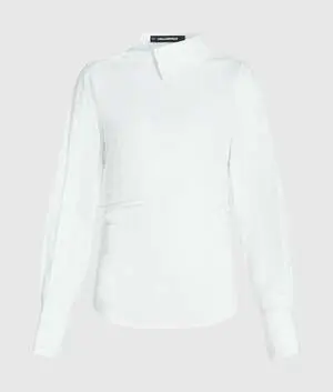 Karl Lagerfeld Asymmetric Button Shirt