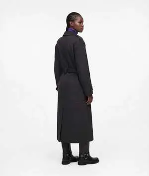 KL JEANS Wool-blend Wrap Coat