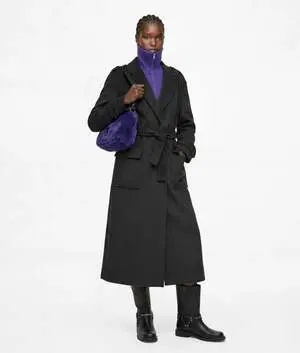 KL JEANS Wool-blend Wrap Coat