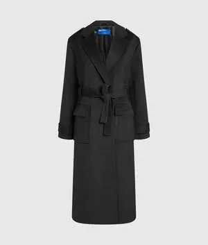 KL JEANS Wool-blend Wrap Coat