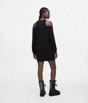 KL JEANS Cold-shoulder Sweat Dress