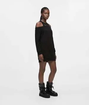 KL JEANS Cold-shoulder Sweat Dress