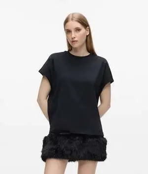 Karl Lagerfeld Capped Sleeve T-shirt
