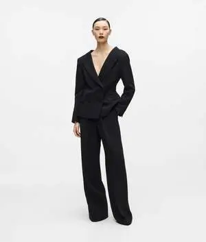 Karl Lagerfeld Wide-leg Tailored Trousers