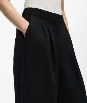 Karl Lagerfeld Wide-leg Tailored Trousers