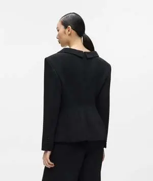 Karl Lagerfeld Wide Shoulder Blazer