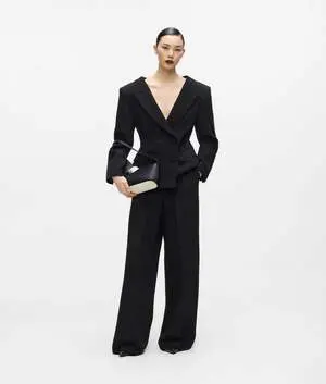 Karl Lagerfeld Wide Shoulder Blazer