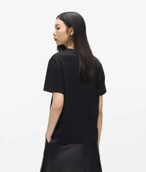 Karl Lagerfeld Rhinestone Autograph T-shirt - Black