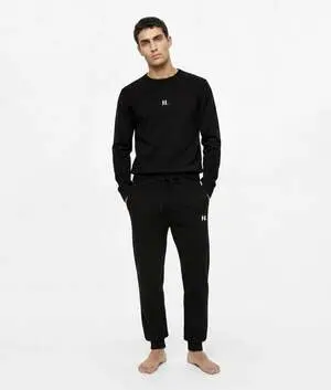 Karl Lagerfeld Monogram Cashmere Blend Loungewear Sweater