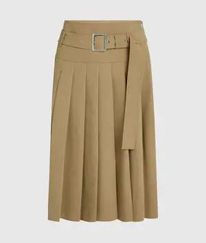 Karl Lagerfeld Pleated Midi Skirt