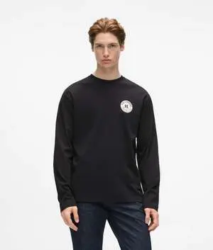 Karl Lagerfeld Après Ski Club Long-sleeved T-shirt - Black