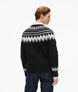 Karl Lagerfeld Fairisle Knitted Sweater
