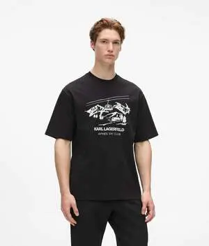 Karl Lagerfeld Après Ski Club T-shirt - Black