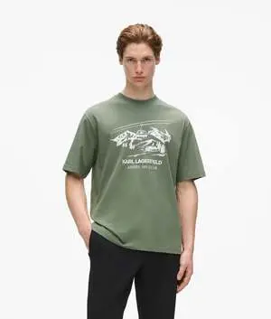Karl Lagerfeld Après Ski Club T-shirt - Thyme