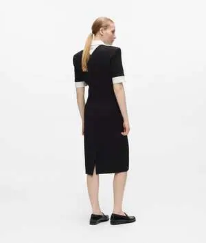 Karl Lagerfeld Contrast Collar Dress