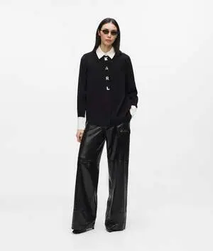Karl Lagerfeld Contrast Karl Letter Shirt