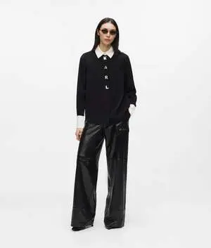 Karl Lagerfeld Contrast Karl Letter Shirt