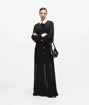 Karl Lagerfeld Kl Studio Georgette Shirt Dress