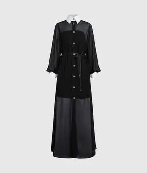 Karl Lagerfeld Kl Studio Georgette Shirt Dress