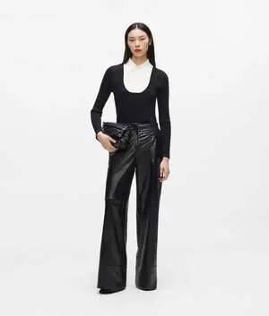 Karl Lagerfeld Knitwear Top With Contrasting Collar