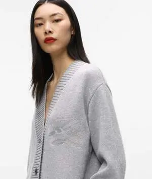 Karl Lagerfeld Soutache Cardigan