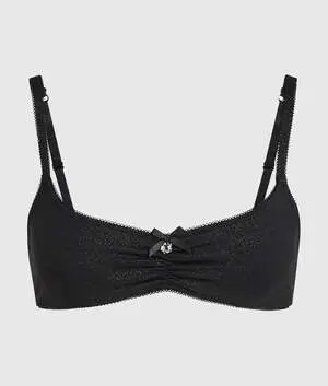 Karl Lagerfeld Ikon Glitter Bralette