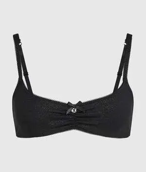 Karl Lagerfeld Ikon Glitter Bralette