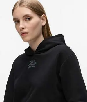 Karl Lagerfeld Rhinestone Autograph Hoodie