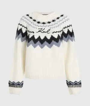 Karl Lagerfeld Alpine Knitted Sweater