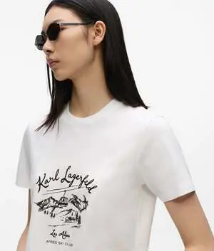 Karl Lagerfeld Après Ski Club T-shirt - White