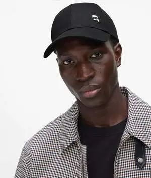 Karl Lagerfeld Ikon Pin Baseball Cap