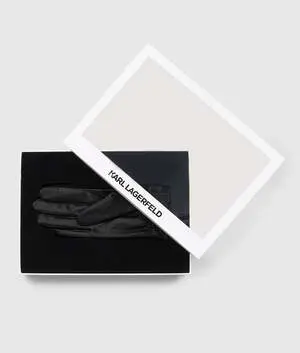 Karl Lagerfeld K/autograph Suede Gloves