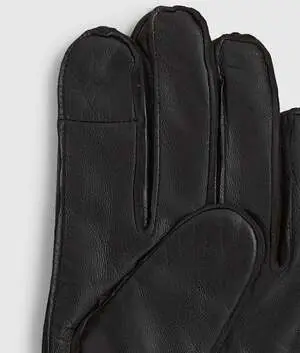 Karl Lagerfeld K/monogram Leather Gloves