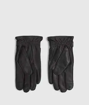 Karl Lagerfeld K/monogram Leather Gloves