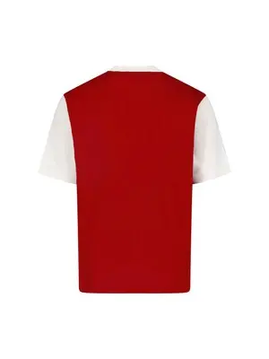 AMI Paris Printed Logo T-shirt - Red