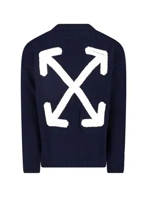 Off-White Wool Sweater "arrow