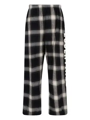 Fear Of God Plaid Wide Leg Trousers